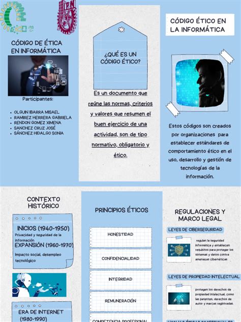 Tríptico Ce En Informática Pdf La Seguridad Informática Seguridad