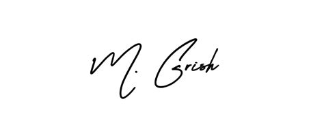 95 M Grish Name Signature Style Ideas Super Electronic Signatures