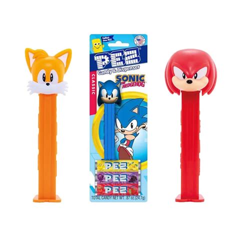 Sonic The Hedgehog Pez Candy Packs 12 Piece Box Salebestcandyshop