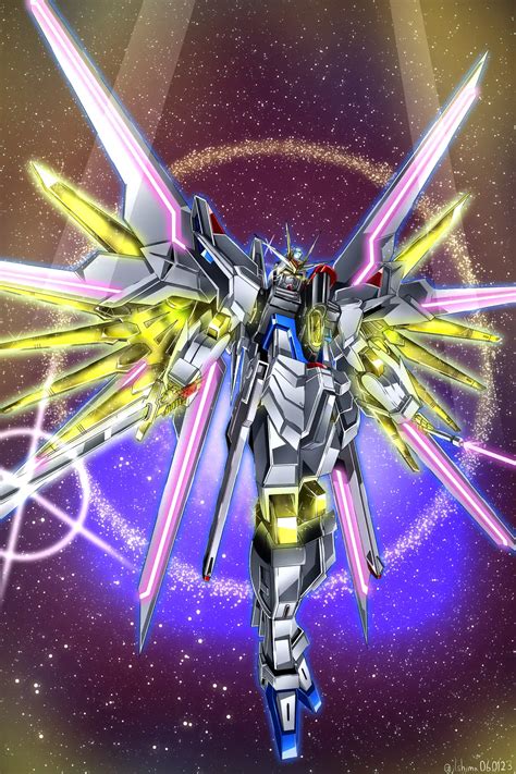 Zgmfa 262pd P Mighty Strike Freedom Gundam Mobile Suit Gundam Seed