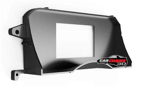 3d Printed Digital Dash Bezel For 1990 1993 Ford Foxbody Mustang Car Carchains3d Llc