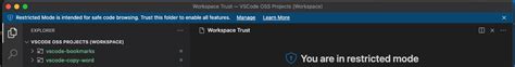 Workspace Trust Banner Shield Not Totally Removed When You Trust A Workspace · Issue 124143