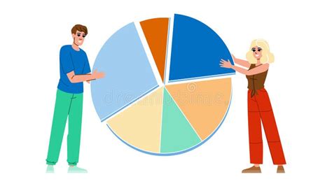 Data Market Segmentation Vector Stock Illustration Illustration Of