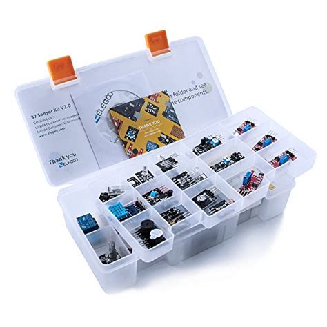 Купить Elegoo Upgraded 37 In 1 Sensor Modules Kit With Tutorial For Arduino Uno R3 Mega 2560