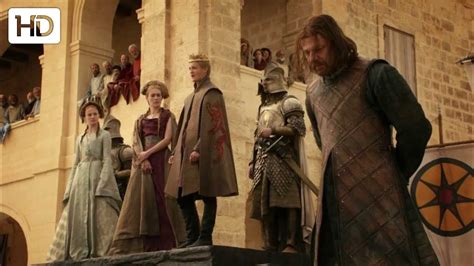 Hd Eddard Starks Death 1x09 Game Of Thrones Youtube