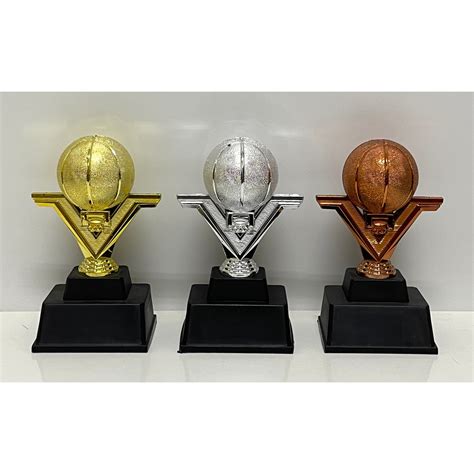 Trofi Plastik Bola Keranjang Aus Mf006 Screw Medal Basketball Plastic Trophy Shopee Philippines