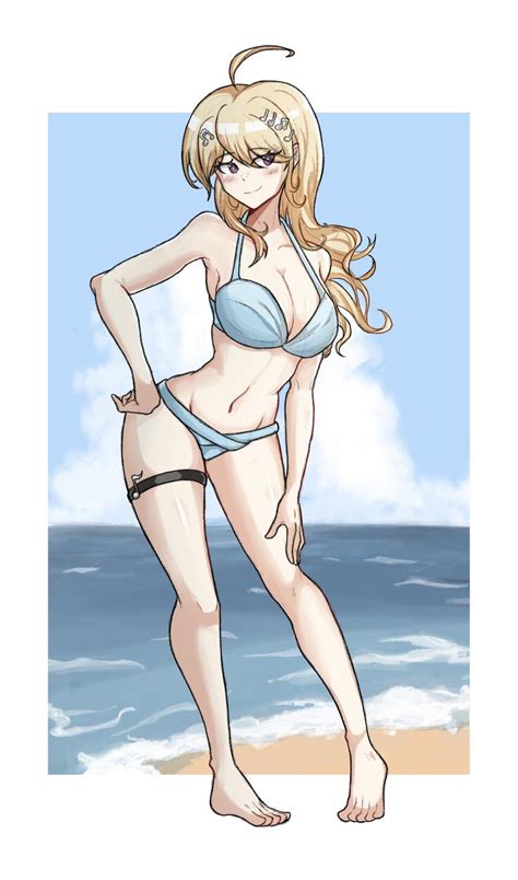 Rule 34 1girls 2022 Ahoge Akamatsu Kaede Beach Beach Background