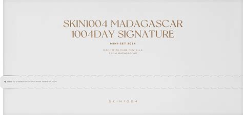 Skin1004 Madagascar 1004day Centella Signature Mini Set Set 5