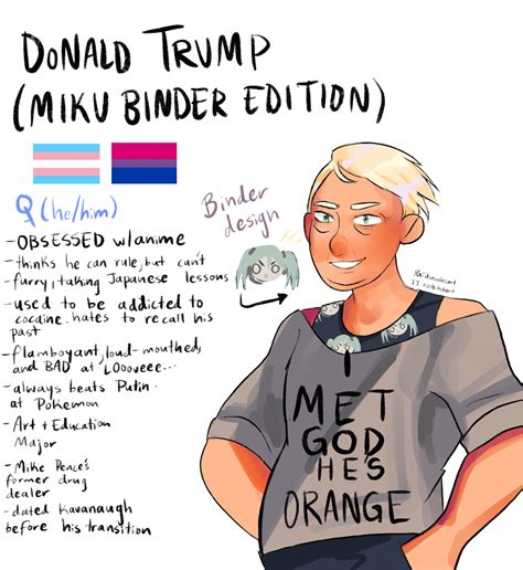 Donald Trump Miku Binder Edition Know Your Meme