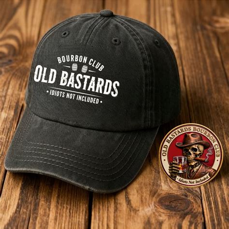 Old Bastards Bourbon Club Idiots Not Included Hat