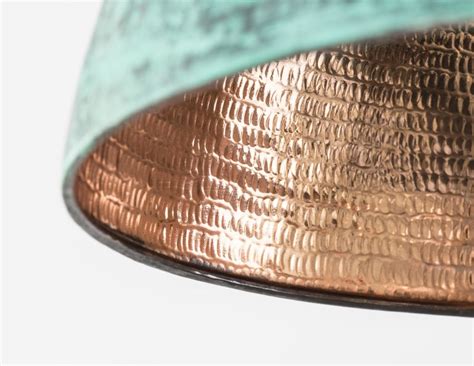 Beaten Copper Pendant Van Eijsden