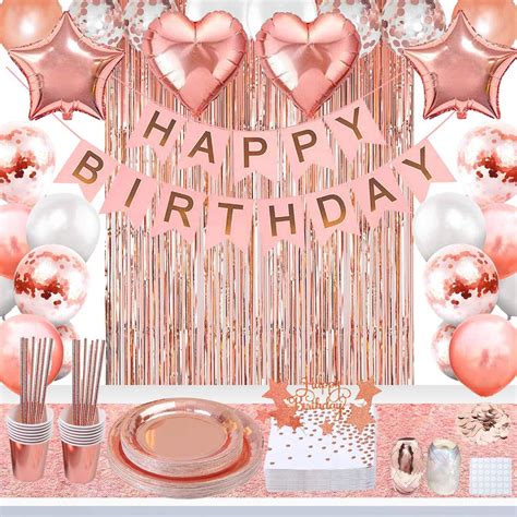 Rose Gold Birthday Theme Ideas At Stephan Buckley Blog