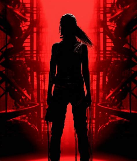 Premium Photo Red Neon Light Glow Woman Model