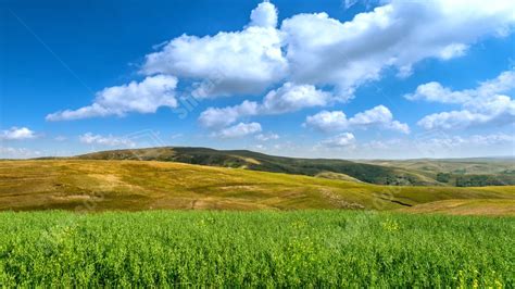 Cloud Scenery Tourism Natural Outdoor Grassland Map Powerpoint Background For Free Download