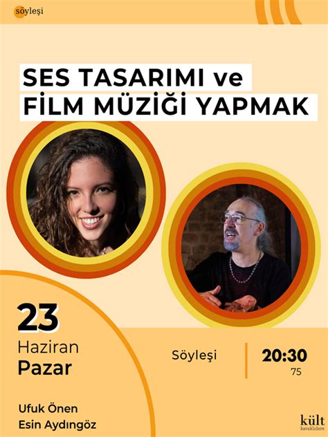 Ses Tasarımı Ve Film Müziği Yapmak Söyleşi Etkinliği Biletinial