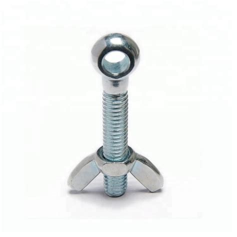 M4 To M100 Lifting Ring Eye Bolt Dog Bolt With Wing Nut