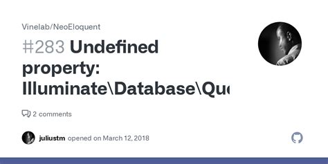Undefined Property Illuminate Database Query Builder Matches Issue Vinelab