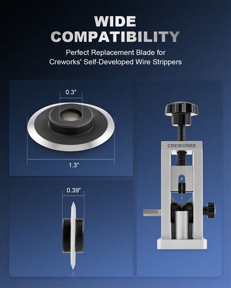 Creworks Cable Stripper Replacement Blade Cr12mov Wire Stripping Machi