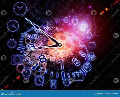 Abstract Clock Stock Illustration Illustration Of Background 24385538