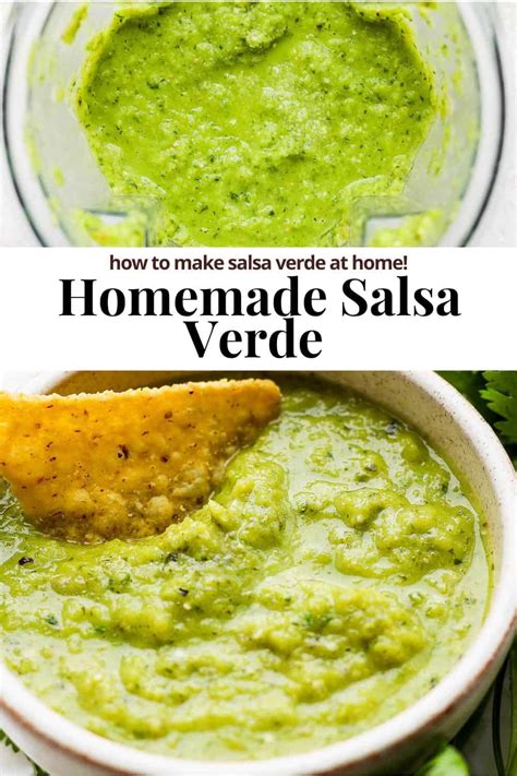 Homemade Salsa Verde Sauce Homemade Ftempo