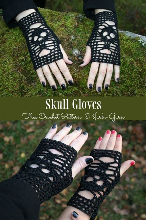 Halloween Gloves Free Crochet Patterns Diy Magazine Sevimli Tığ Işi