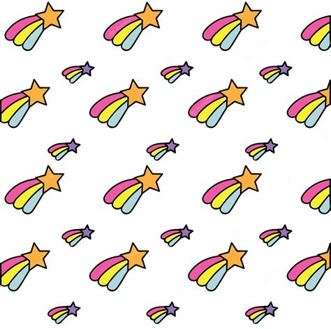 Premium Vector Cute Rainbow Pattern