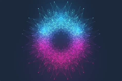 Premium Vector Quantum Computer Technology Concept Sphere Explosion