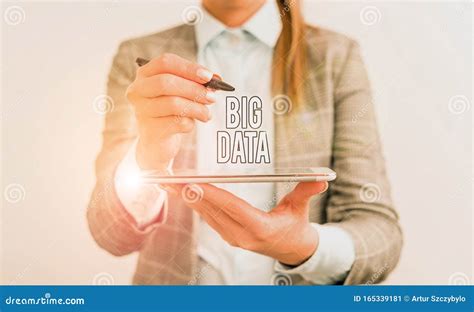 Handwriting Text Big Data Concept Meaning Sets That So Complex That Traditional Software Cant