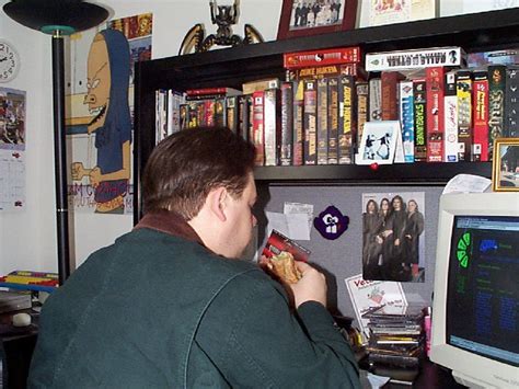 Our Community Manager Joe Siegler At His Desk Around 1999 Ish I