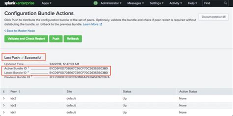 Update Common Peer Configurations And Apps Splunk Documentation