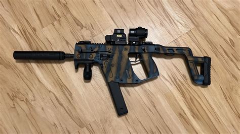 10mm Kriss Vector Sbr “titanium Tiger” W Hybrid 46m R Kriss