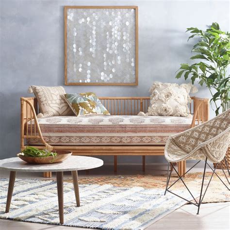 Honey Rattan Daybed Frame World Market