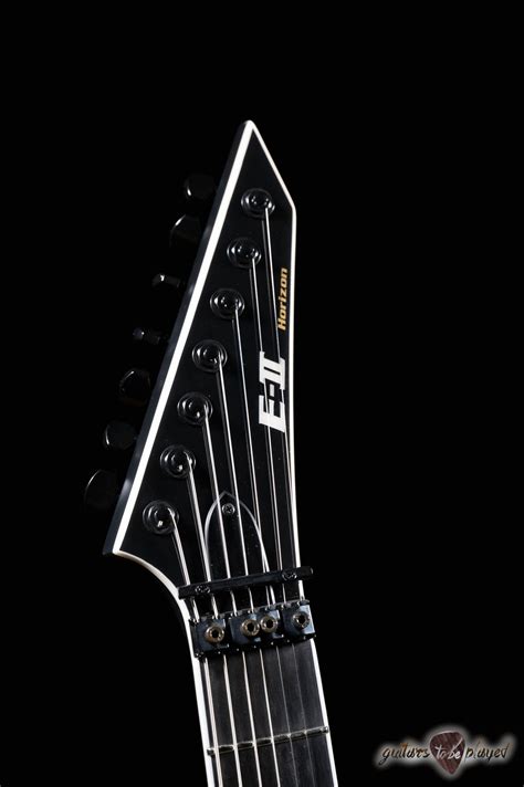 Esp E Ii Horizon Fr 7 Floyd Rose 7 String Emg Guitar W Case Black