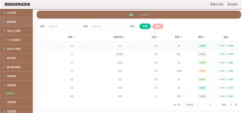 精品毕设 微信小程序在线考试系统后台管理前后分离vue微信小程序毕设目录前后端分离 Csdn博客