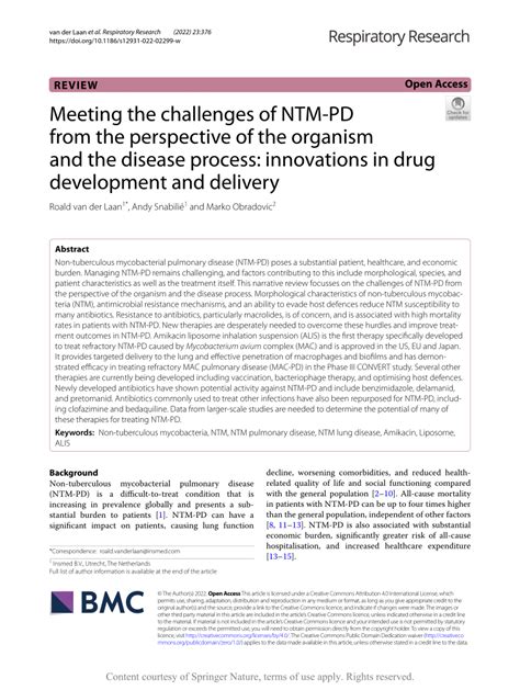 Pdf Meeting The Challenges Of Ntm Pd From The Perspective Of The