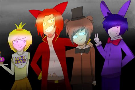 Fnaf Human Version Fan Art By Pixeliada On Deviantart