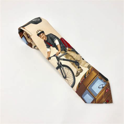 All American Delivery Boy Man Biker Tie Necktie Mens Accessories
