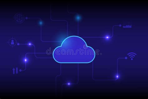 Data Storage Cloud Internet Database And Data Server Concept