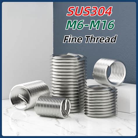 [mx1] Wire Thread Inserts By Helicoil 304 Stainless Steel Fine Thread Thread Braces Threaded