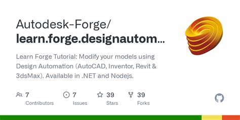 Github Autodesk Forgelearnforgedesignautomation Learn Forge Tutorial Modify Your Models