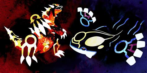 Epic Kyogre And Groudon Hd Wallpaper From Pokémon Omega Ruby And Alpha