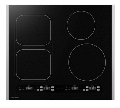 Sharp Appliances Sch2443gb 24 Induction Cooktop 4 Heating Zones