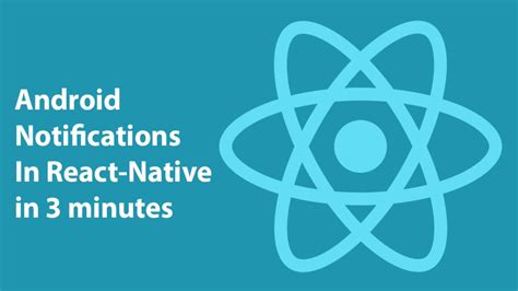 how to setup android push notifications in react native youtube