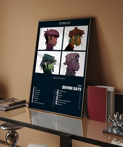 Gorillaz Demon Days Album Cover Poster Sold By Belarusian Buzzard