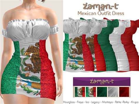 Mexican Flag Dress
