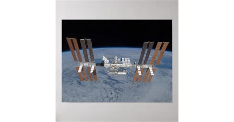 International Space Station Iss Poster Zazzle