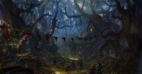 Village Scenery Digital Art Wallpapers Wallpaper Cave