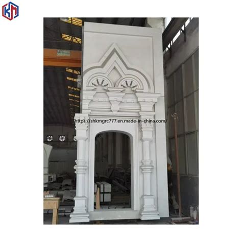 Grc Fiberglass Reinforced Cast Stone Pediment 3d Relief Panel Glass Fiber Reinforced Cement