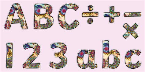 Rangoli Patterns Display Lettering Twinkl Ks1 Twinkl