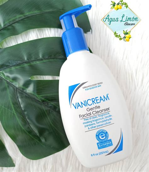 Agua LimÓn 🚿💧𝙇𝙞𝙢𝙥𝙞𝙖𝙙𝙤𝙧 𝙑𝙖𝙣𝙞𝙘𝙧𝙚𝙖𝙢💧🧖 El Limpiador Facial Vanicream